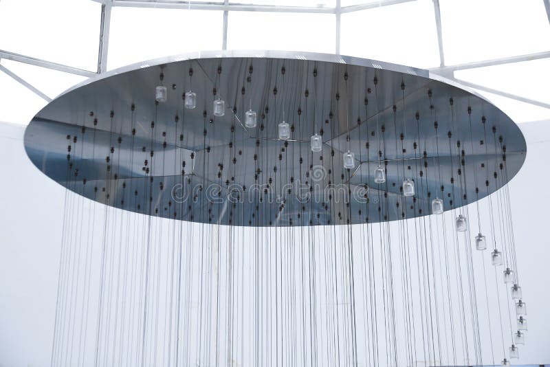 Interior Element in the Form of Decorative Rain Stock Photo - Image of ...