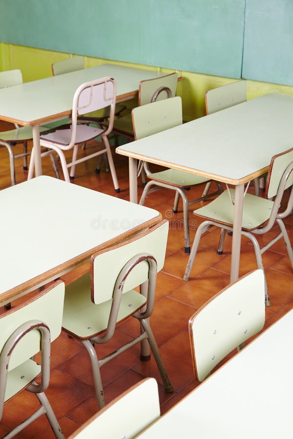 Interior of Elementary School Room Stock Image - Image of room, school ...