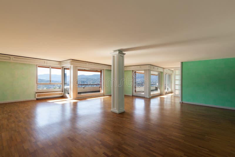 Apartment in Style Classic, Stock Image - Image of inside, parquet ...