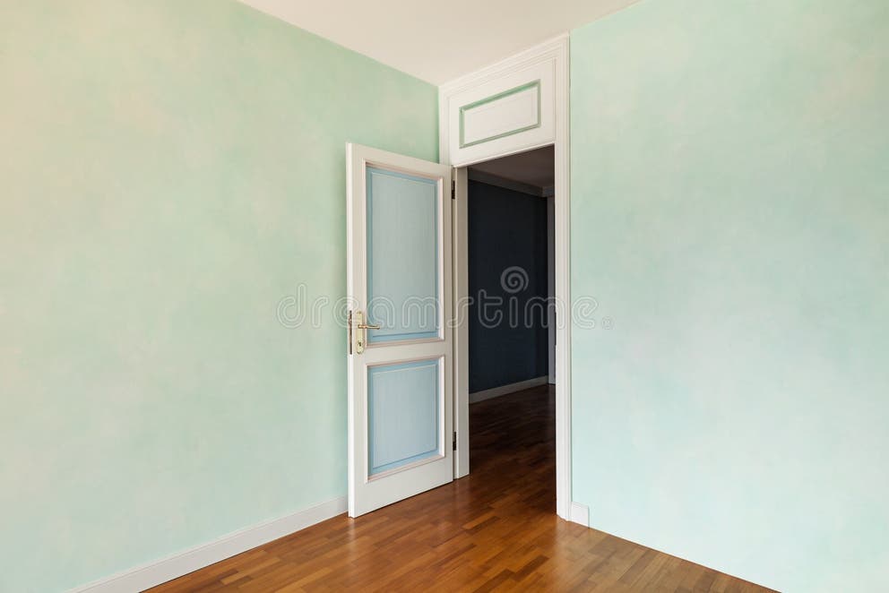 Room with door open stock photo. Image of view, classic - 30238478