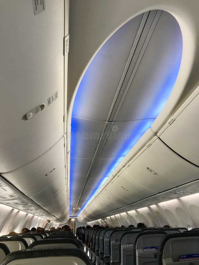 The Interior of an Empty Commercial Jet is Being Cleaned for COVID-19 ...
