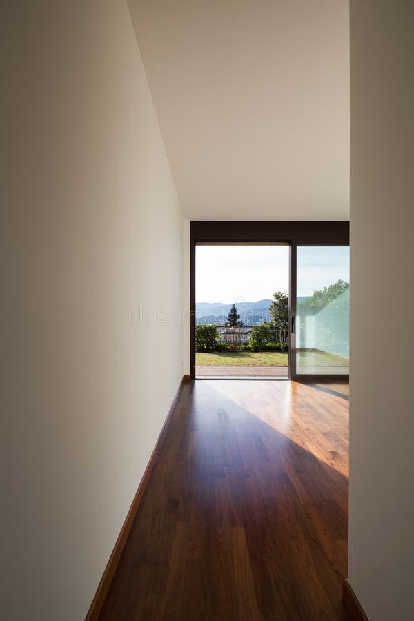 Empty modern house stock image. Image of home, wall, empty - 11620363