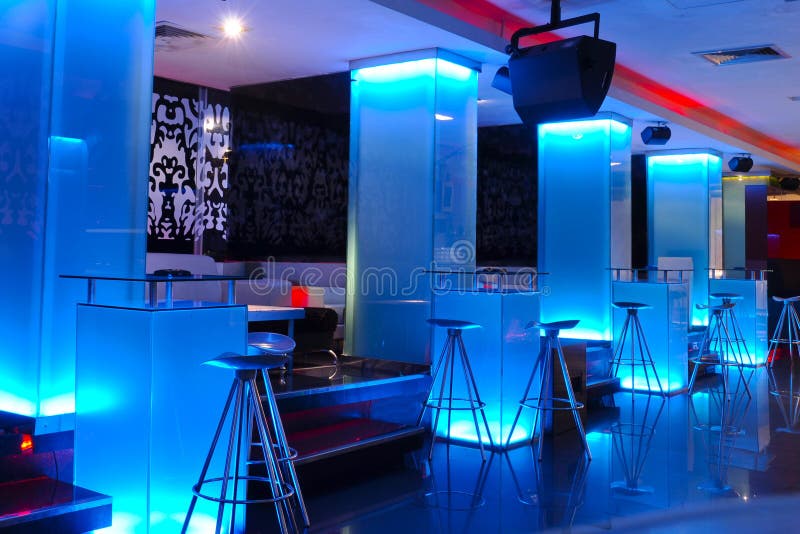 Interior Of An Empty Nightclub Stock Image - Image: 11805421
