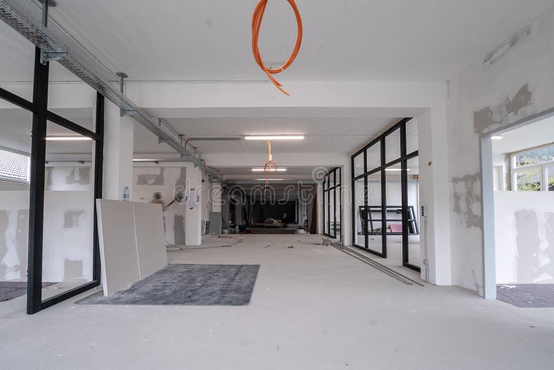 Office Building Commercial Building Under Construction Site Stock Photo ...