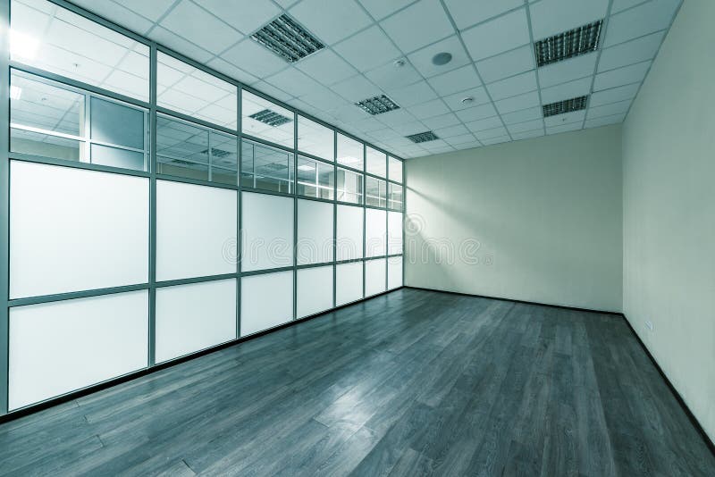 Interior of the Empty Office Room. Stock Image - Image of work, place ...
