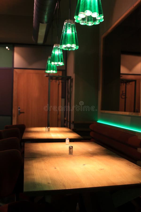 Interior of Empty Restaurant Stock Image - Image of room, brown: 34519271