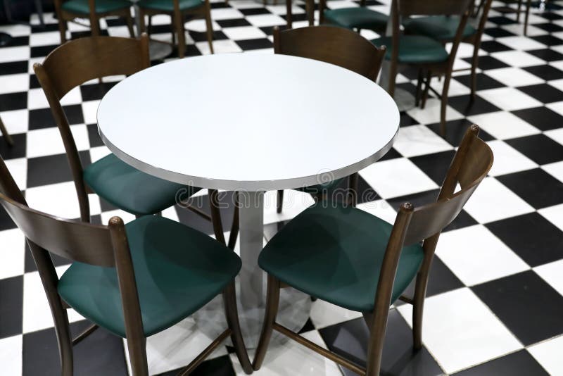 Interior of Empty Restaurant Stock Image - Image of cafeteria ...