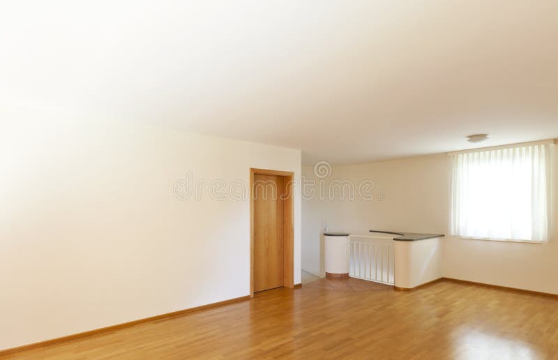 Interior, empty room stock image. Image of perspective - 25690425