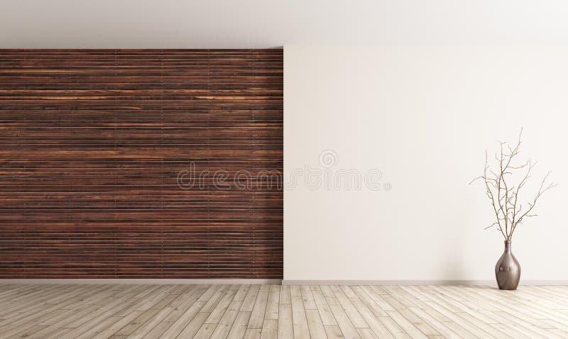 Interior of Empty Room Background 3d Render Stock Illustration ...
