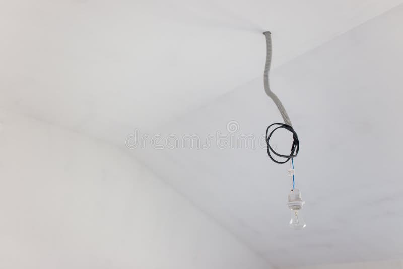 Interior of the Empty Room Under Construction. Stock Image - Image of ...