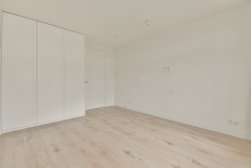 Interior of Empty Room with Windows Stock Photo - Image of renovate ...