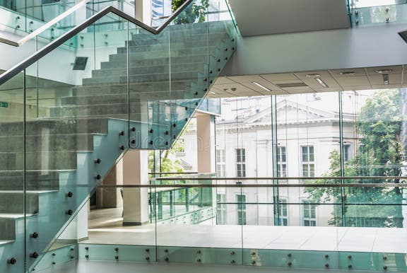 Interior of Emty Office Building Stock Image - Image of learning ...