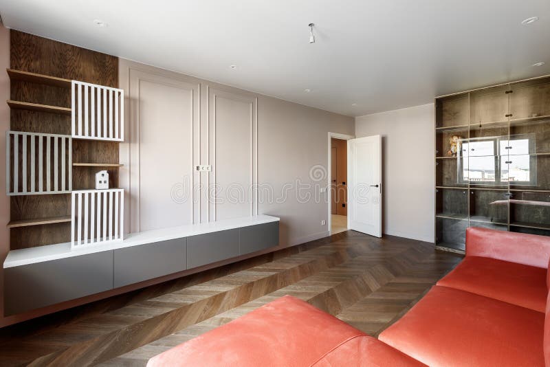 Interior and Entrance Doors in the New Apartment Stock Photo - Image of ...