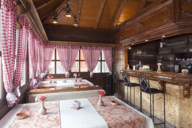 Interior Ethnic Restaurants Stock Photo - Image of retro, restaurant ...