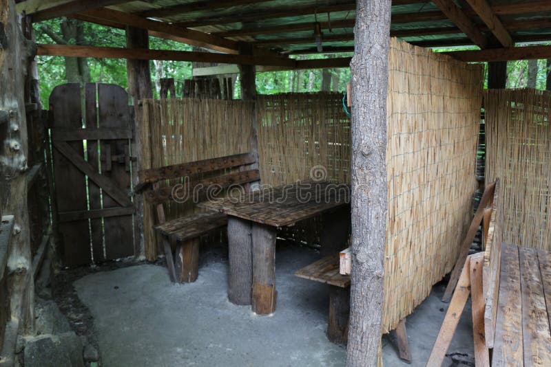 Interior in an Ethno Restaurant Stock Image - Image of snugly ...