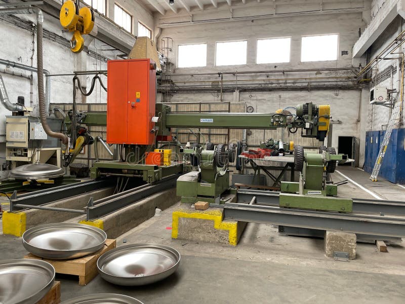 Interior of a Factory with Machines and Tools Editorial Photography ...