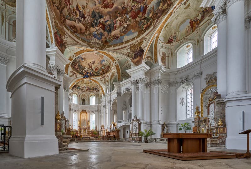 Interior of the Famous Birnau Basilica in Germany Editorial Image ...