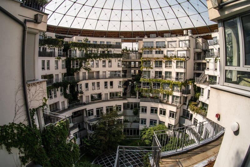 The Vienna Gasometer On Sunny Day In Vienna, Austria Stock Photo ...