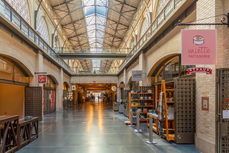 Interior of Ferry Building in Downtown San Francisco Editorial ...