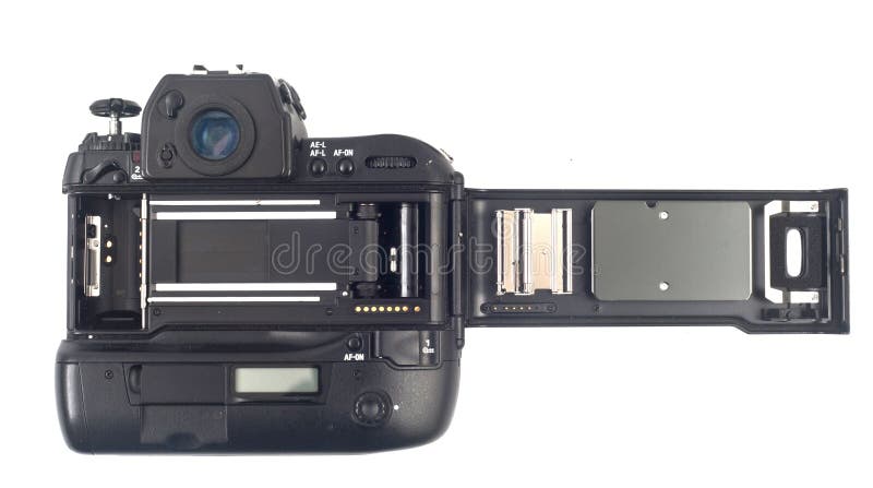 Interior of a film camera stock photo. Image of photographic - 18865680