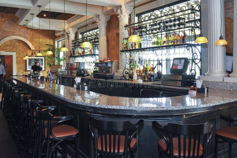 Interior of a Fine Dining Restaurant. Editorial Stock Photo - Image of ...