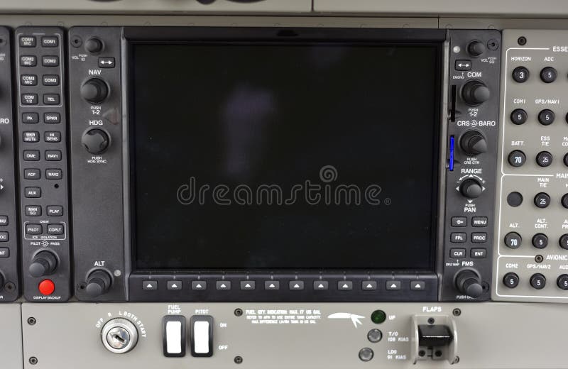 The Interior of the Flight Deck of a Small Diamond DA-40 Diamond Star ...