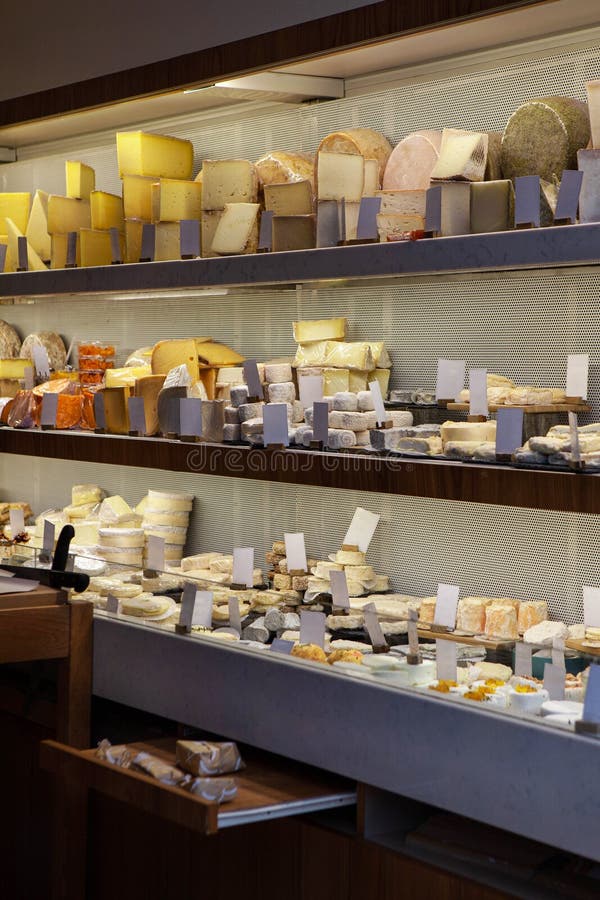 Interior of a food store stock image. Image of gourmet - 267226835