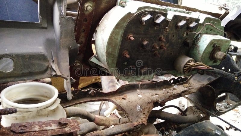 Interior of Forgotton Broken Car Stock Photo - Image of forgotten ...