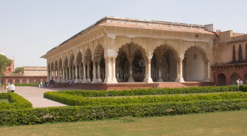 The Interior of the Fort in Agra, India Editorial Image - Image of ...