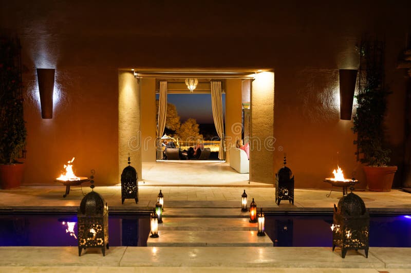 The Interior of the Fort Game Lodge, Onguma Game Reserve, Namibia ...