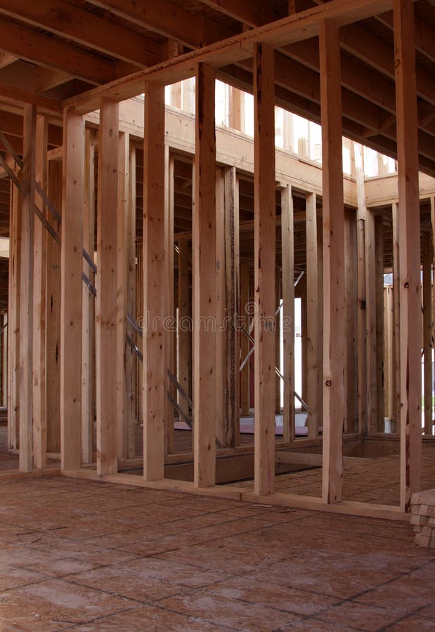 Interior Framing stock photo. Image of house, angle, stake - 10036016