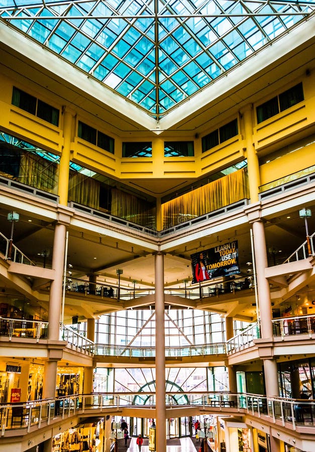 The Interior of the Gallery, in the Inner Harbor of Baltimore, M ...
