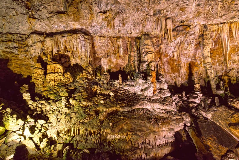 Interior of the Giant Cave in Pazin, Croatia Stock Photo - Image of ...