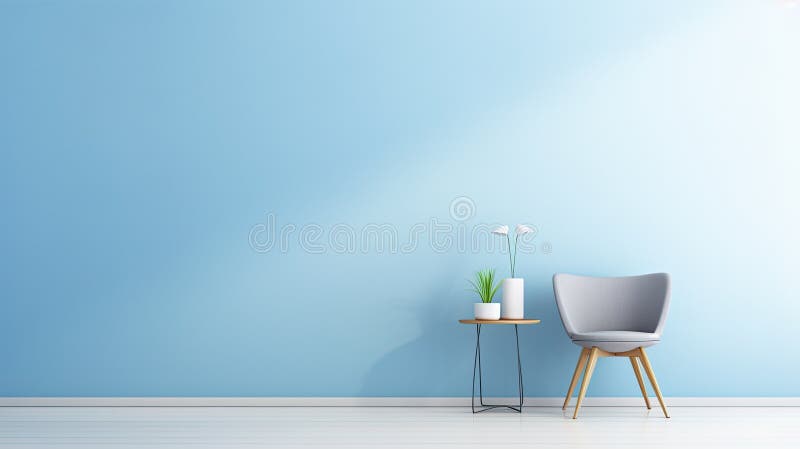 Interior Gradient Light Blue Stock Illustration - Illustration of soft ...
