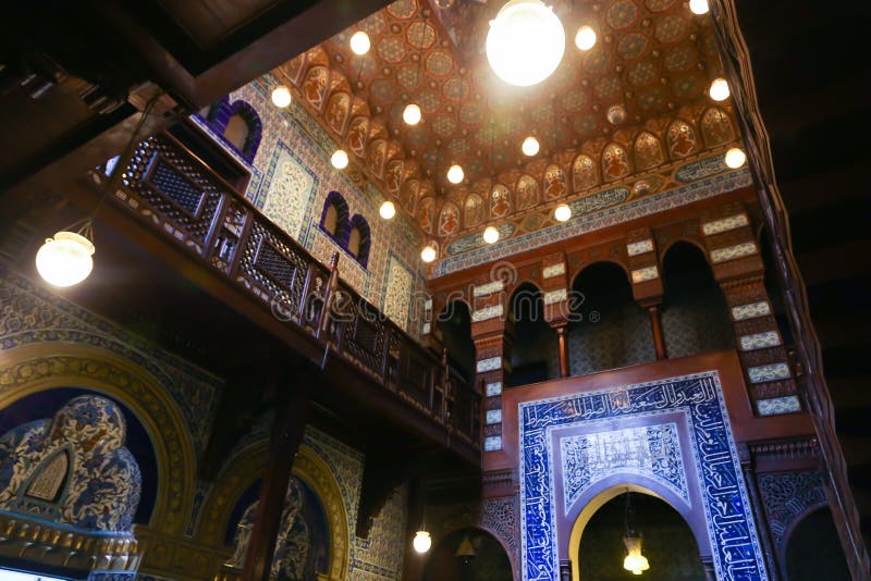 Inside Mohammed Ali Palace editorial stock photo. Image of country ...