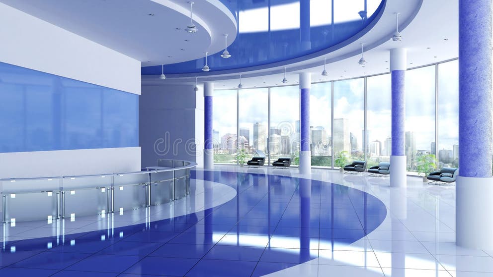 Interior Building Hall Stock Illustrations – 131,538 Interior Building ...