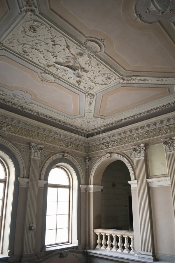 The Interior of the Hall of an Old House in Ukraine. an Old House in ...