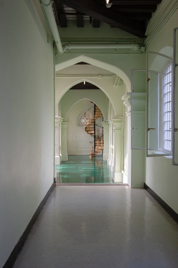 The Interior of Hall Way at U Hall, Hong Kong 21 Oct 2006 Stock Photo ...