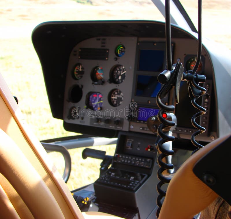 Interior of Helicopter, Interior Stock Photo - Image of transport ...