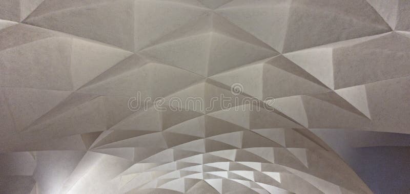 Interior of a Historic Building with Hexagon Patterns Stock Photo ...