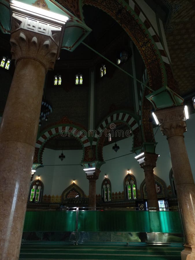 The Interior of the Historic Mosque Building is Unique and Beautiful ...