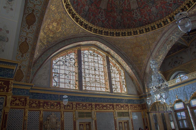 Interior of a Historic Ottoman Mosque on Display Stock Photo - Image of ...
