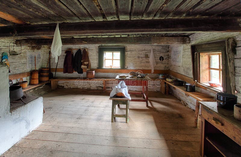 Interior of Historical House from 19th Century Editorial Image - Image ...