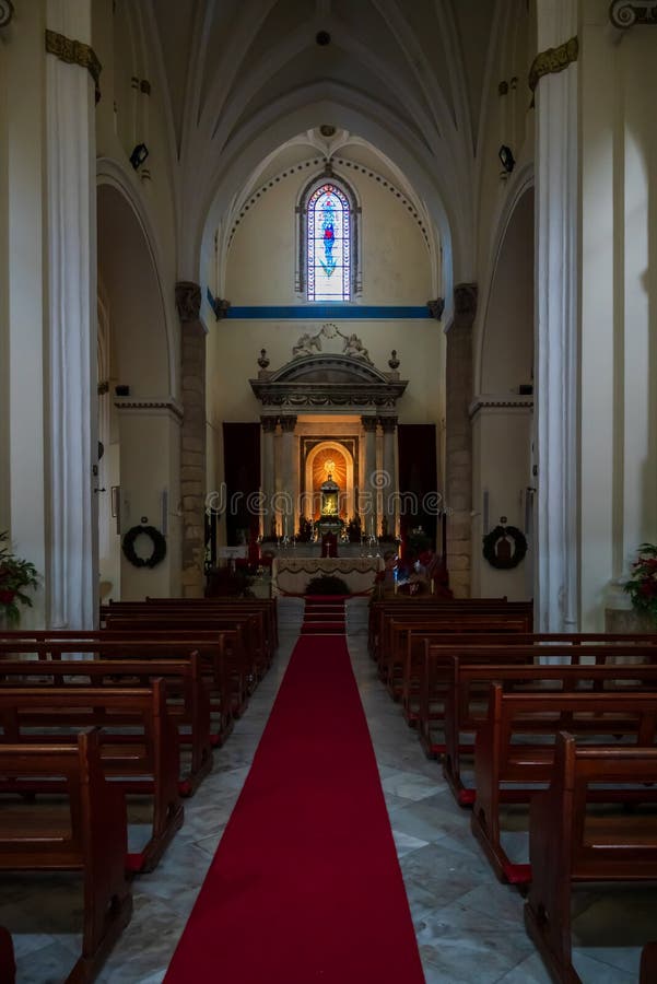 Interior of Holy Trinity Cathedral in Gibraltar, UK Editorial Stock ...