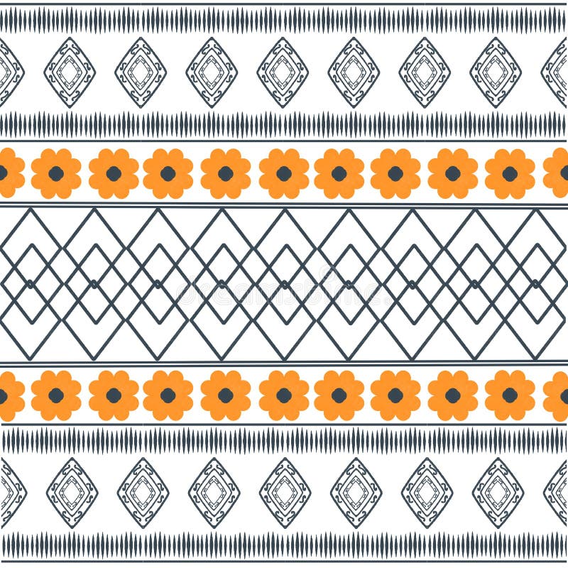 Geometric Fabric Pattern Minimalist Style Stock Illustration ...