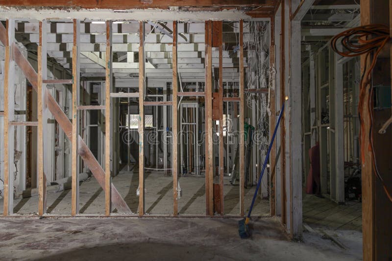 Home Reconstruction stock image. Image of fragment, planking - 99336419