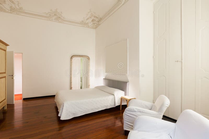 Interior Hotel, Double Room Stock Image - Image of parquet, bedroom ...