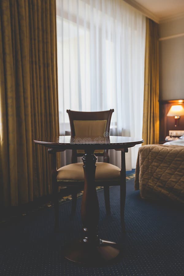 Tea set in the hotel room stock image. Image of black - 73206487