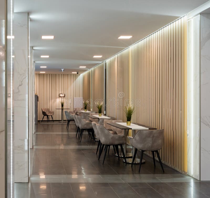 Interior of a Hotel S Lobby Stock Photo - Image of comfortable, lamp ...
