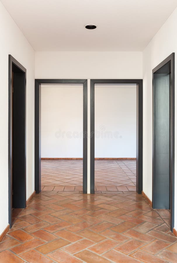 Interior house, passage stock image. Image of modern - 36043615